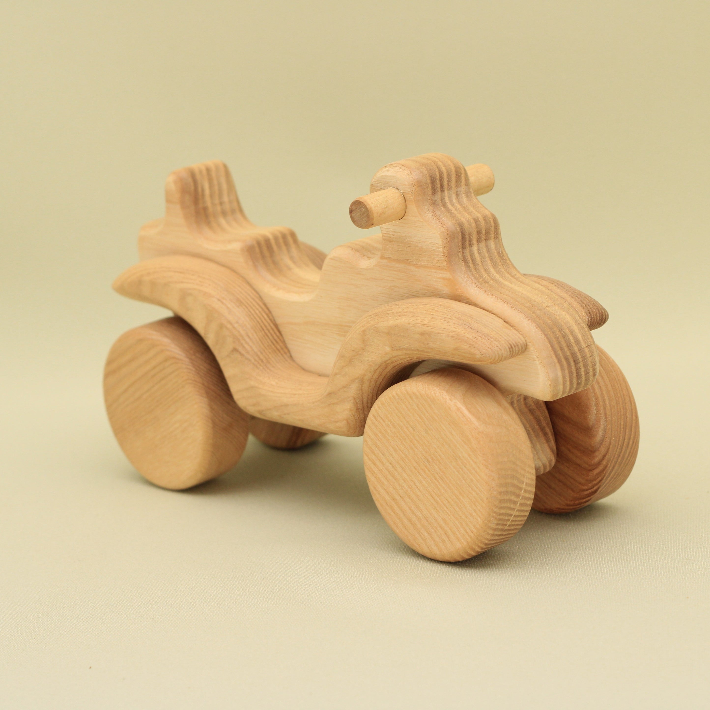 Handmade Organic Natural Wooden Motorbike | Lotes Toys – Lotes Toys Family