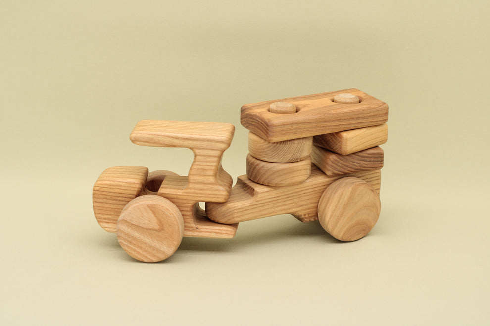 Wooden Construction Vehicles Car | Lotes Toys – Lotes Toys Family